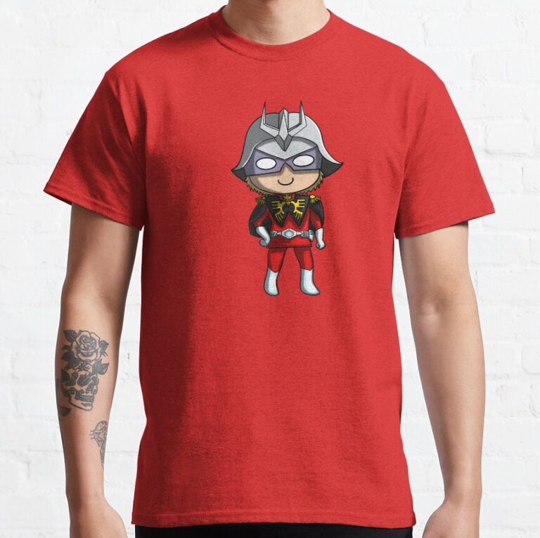 Gundam Char Aznable Chibi T-Shirt - Gundam Merch